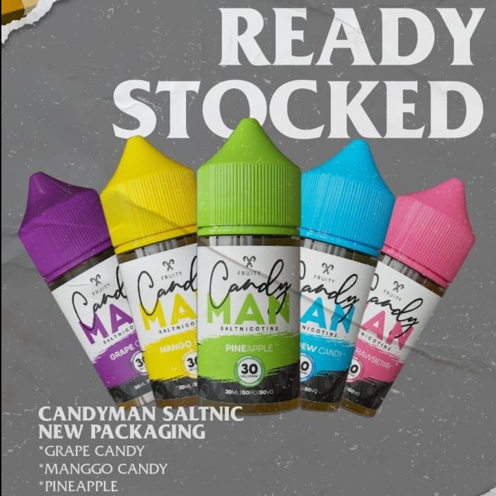 Jual LIQUID CANDYMAN SERIES SALTNIC 30ML | Shopee Indonesia