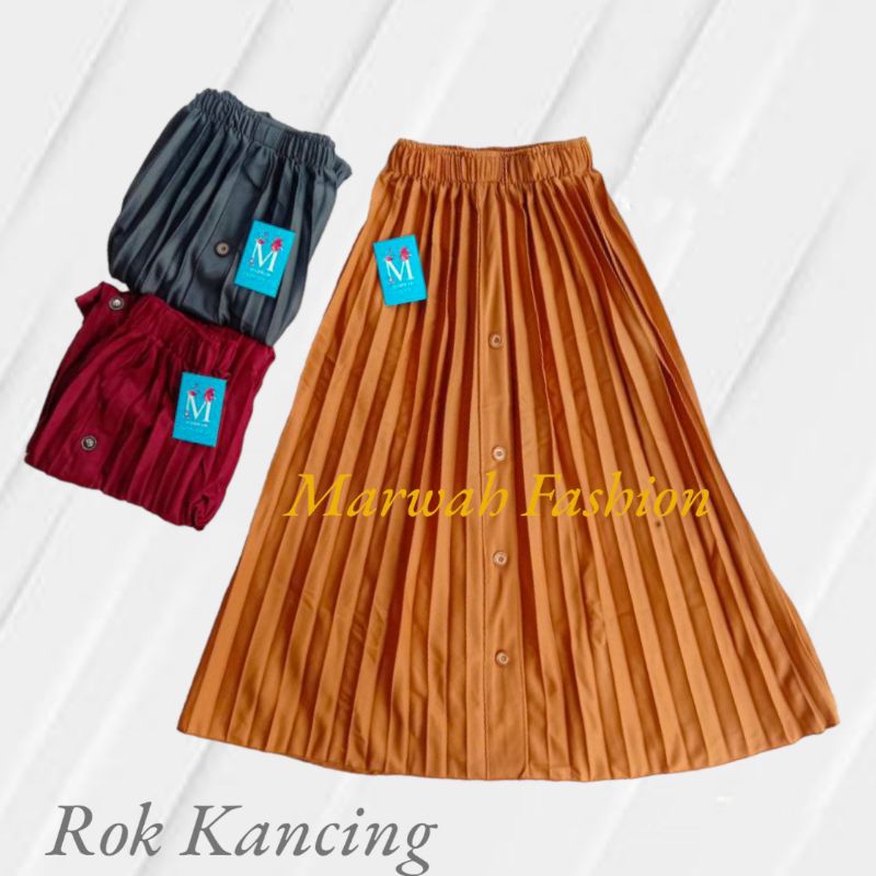 Jual ROK PLISKET KANCING ANAK 3-10 TAHUN / ROK ANAK / ROK PLISKET/ROK ...