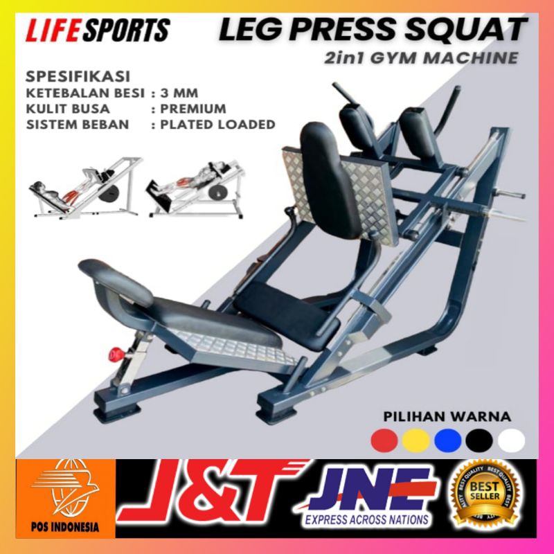 Jual leg press squat(original)leg press machine-squat kaki-gym-fitnes ...