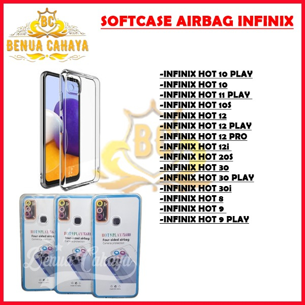Jual CASE AIRBAG BENING INFINIX HOT 9 PLAY/10/10 PLAY/11 PLAY/HOT 10S/HOT 12 PLAY/12 PRO/12i ...