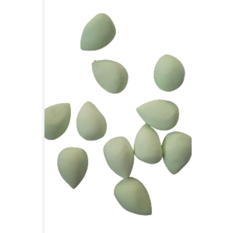 Jual (1pcs ) Sponge Blender Makeup - Sponge Blender Tetesan embun hijau ...