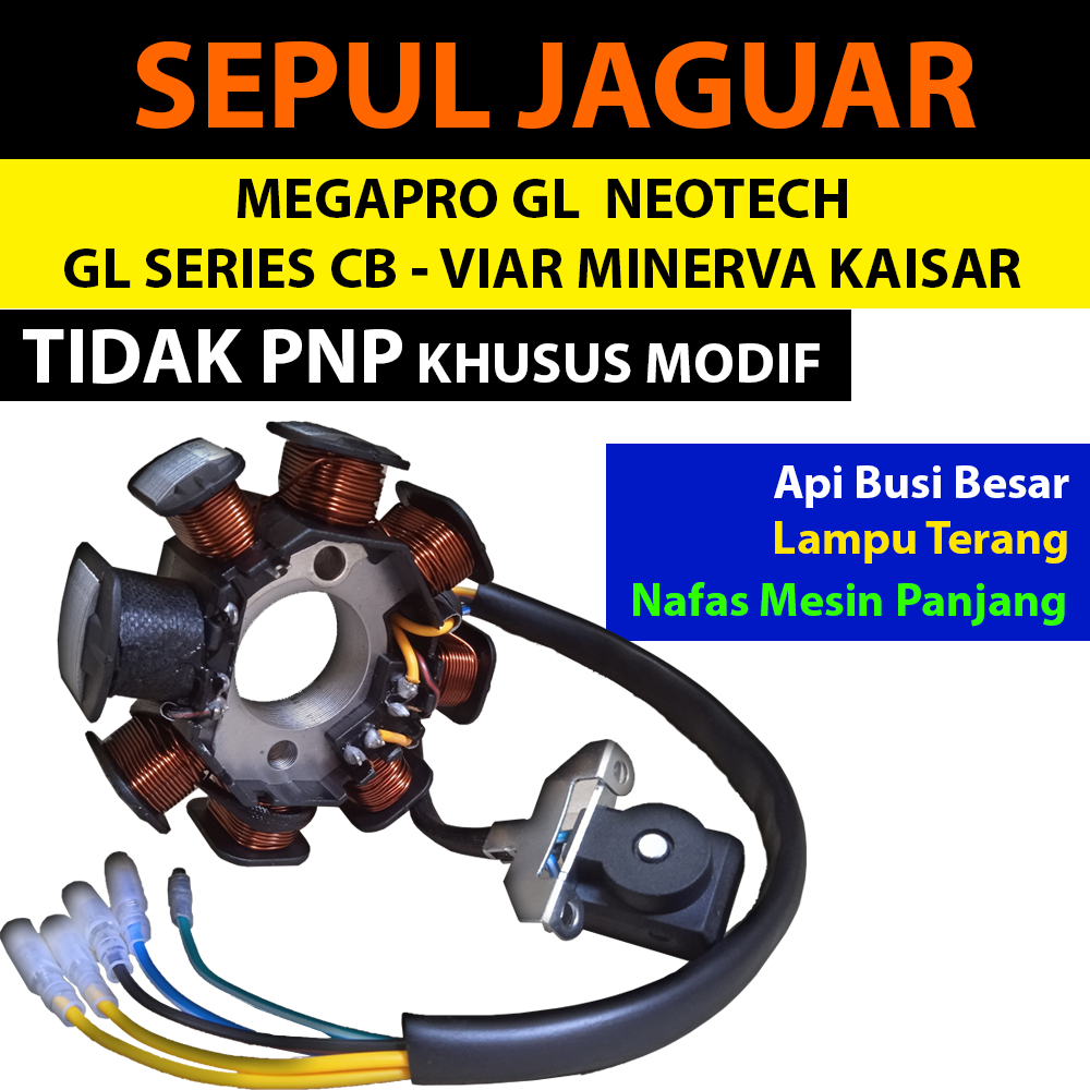 Jual Sepul Spul Jaguar Sepul Megapro Sepul GL Tebal AC DC Fullwave ...
