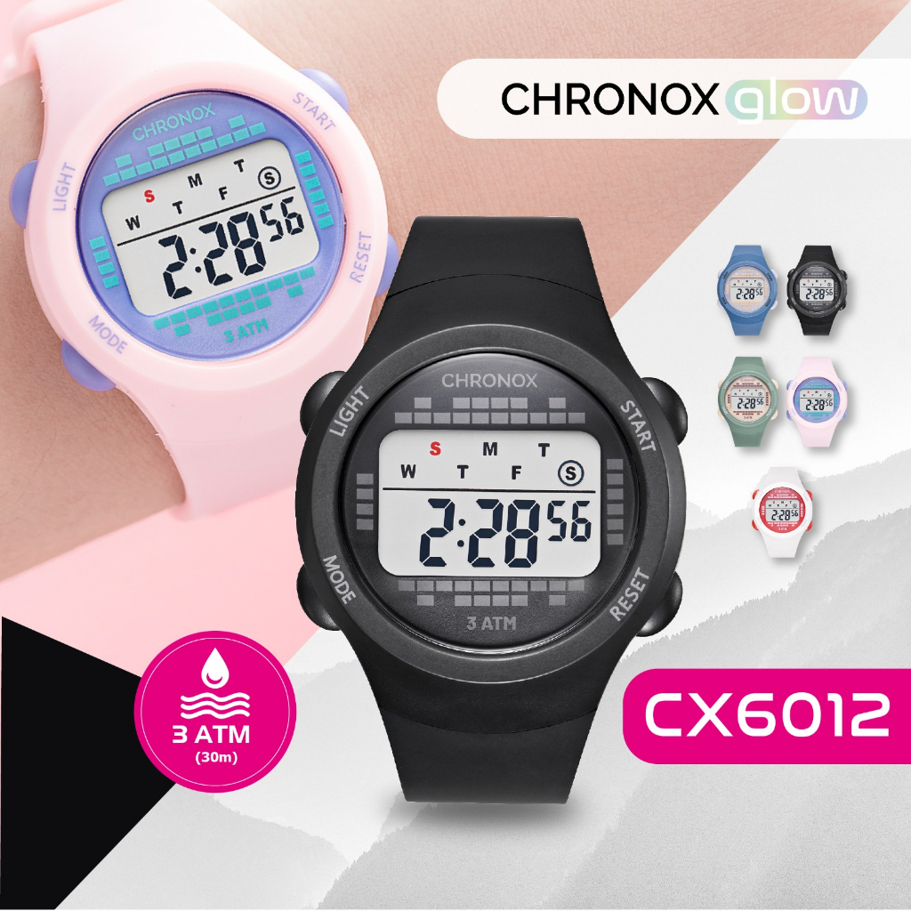 Jual Jam Tangan Digital Unisex Pria Wanita Anti Air Original - Chronox ...