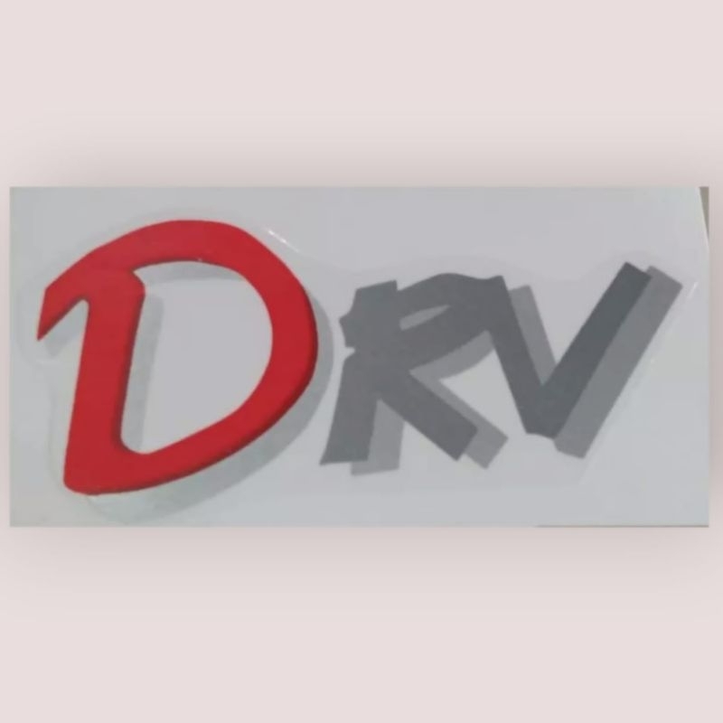Jual Sticker Tulisan DRV Mobil Suzuki Carry 1.0 drv D Realvan | Shopee ...