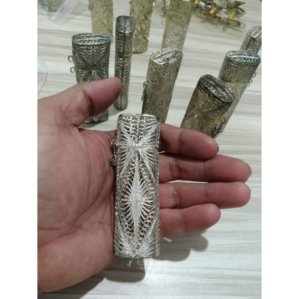 Jual Tempat Korek Api Alpaka Kuno Jadul Antik | Shopee Indonesia