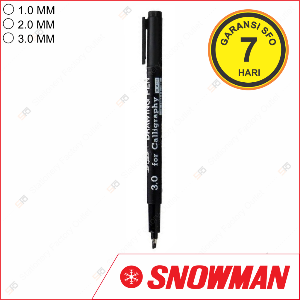 Jual Pena Kaligrafi Snowman FT-700 - Spidol Calligraphy Pen | Shopee ...