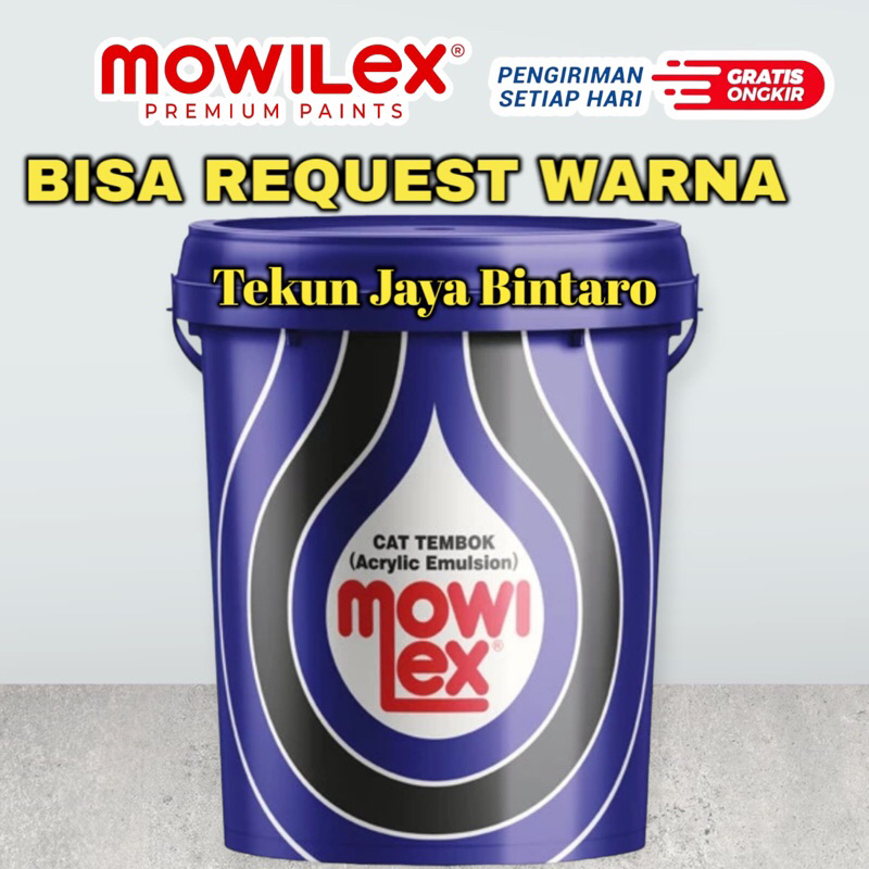 Jual Mowilex Interior Emulsion 20 Liter (Bisa Request Warna) | Shopee ...