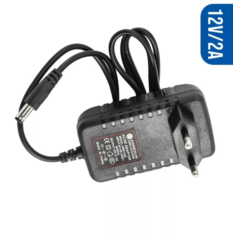 Jual ADAPTOR DC 12V 2A / POWER SUPPLY UNTUK LAMPU STRIP ALL CCTV DVR ...