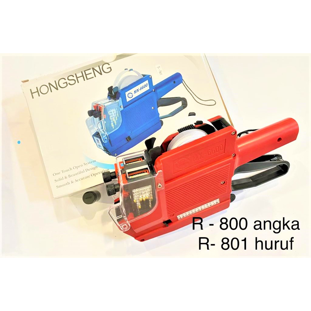 Jual MESIN TEMBAK LABEL BANDROL HARGA 2 BARIS LABEL HARGA PRICE LABELER ...