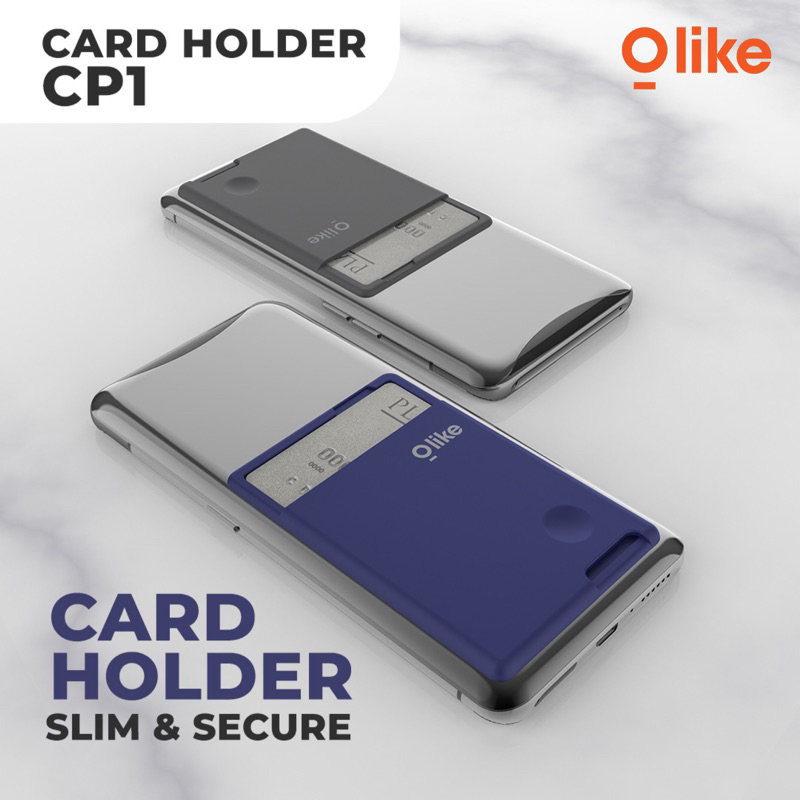 Jual OLIKE CP1 STICKY CARD HOLDER DOMPET KARTU TEMPELAN HP PEREKAT ...