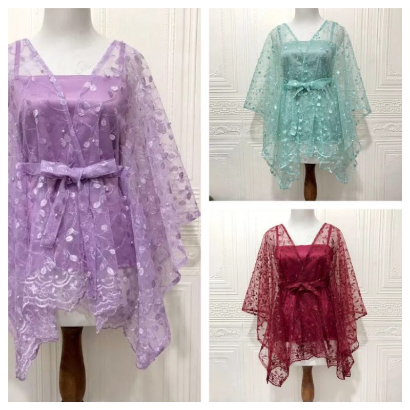 Jual Outer kebaya / Brokat / kebaya wisuda / kebaya elegant / kebaya ...