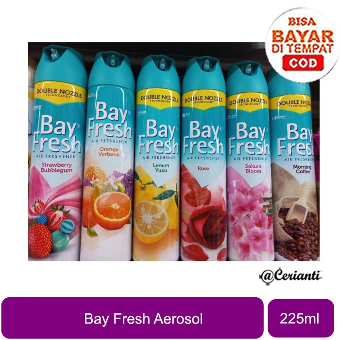 Jual Bayfresh Aerosol Air Freshener 320 ml & 225 ml / Bayfresh Pengharum Ruangan_CERIANTI ...