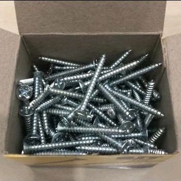 Jual SJT skrup kayu bunga 1-1/4×6 sekrup baut cacing 1.1/4x6 wood screw ...