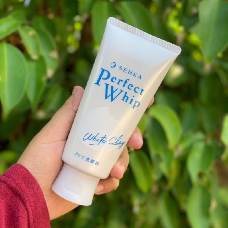 Jual SENKA Perfect White Clay Facial Foam 50g & 120g | Shopee Indonesia