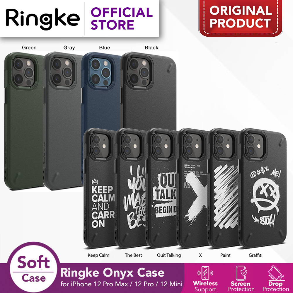 Jual Case iPhone 12 Pro Max & 12 Pro & 12 & 12 Mini Ringke Onyx Casing ...