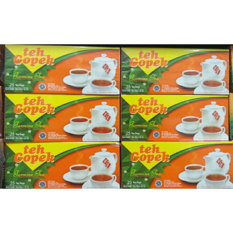 Jual KZ - teh gopek jasmine tea teh celup isi 25 sachet | Shopee Indonesia
