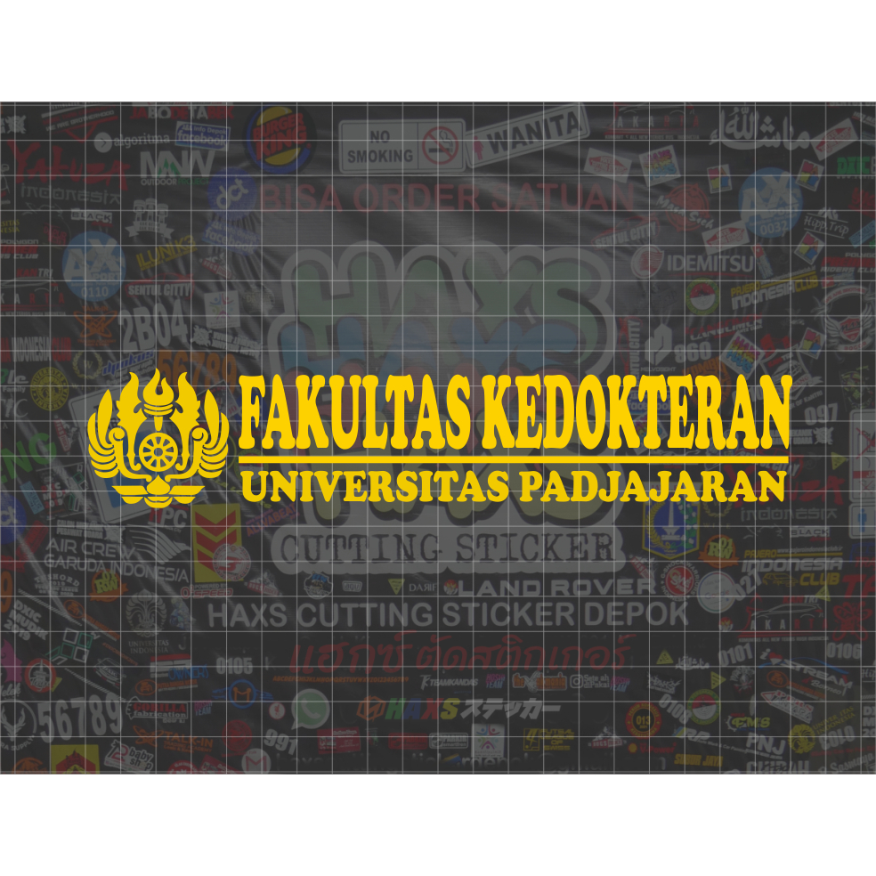 Jual Cutting Sticker Fakultas Kedokteran Unpad Ukuran 20 Cm | Shopee ...