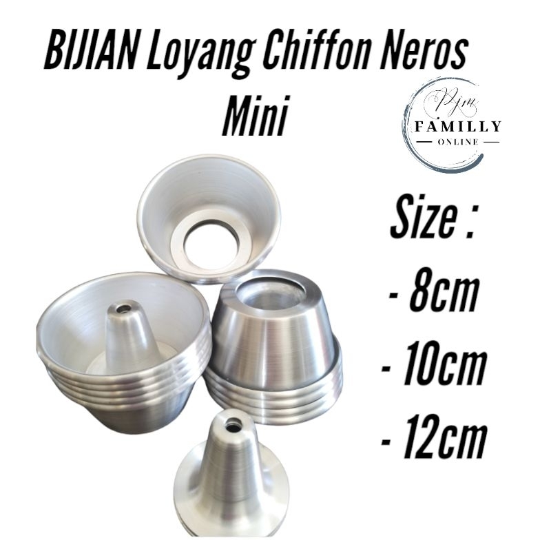 Jual loyang CHIFFON MINI neros diameter 8cm 10cm 12cm harga satuan ...