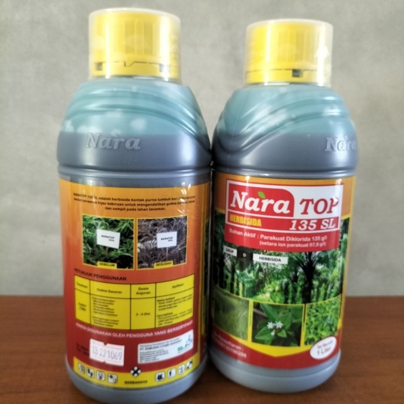 Jual Herbisida Kontak Paraquat Naratop / Nara top 1 liter | Shopee Indonesia