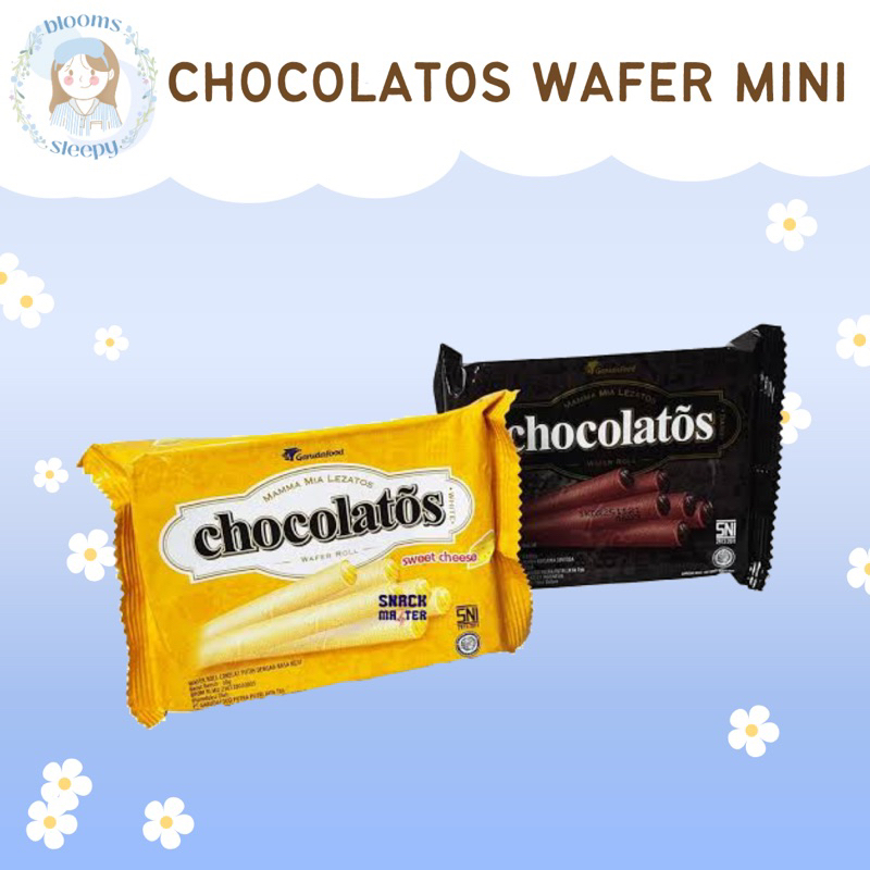 Jual CHOCOLATOS WAFER ROLL MINI PACK 24 GR | Shopee Indonesia