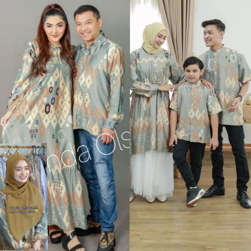 Jual JUMBO / KECIL VIRAL SET KELUARGA ASHANTY INARA SARIMBIT SILKY ...