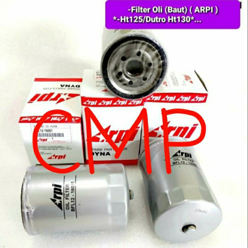 Jual FILTER OLI SARINGAN MINYAK OIL FILTER DYNASAURUS HINO DUTRO HT125 ...