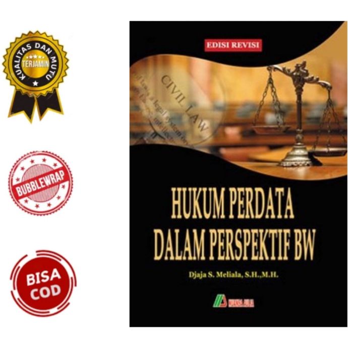 Jual Buku Hukum Perdata Dalam Perspektif BW Edisi Revisi - Djaja S. Meliala SH,MH | Shopee Indonesia