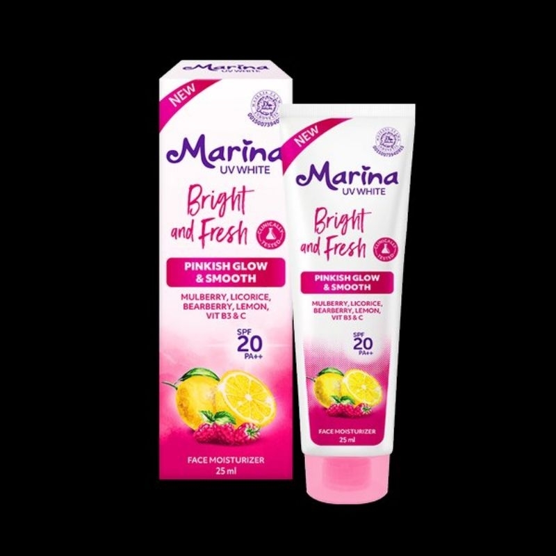 Jual Marina Uv White Bright & Fresh Face Moisturizer Spf 20 25ml ...