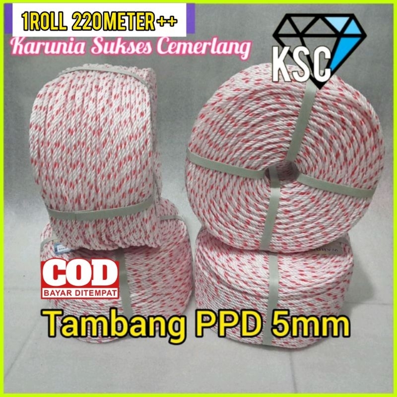 Jual TALI TAMBANG PPD 5MM / TAMBANG 5MM / TALI TAMBANG PROYEK DAN ...