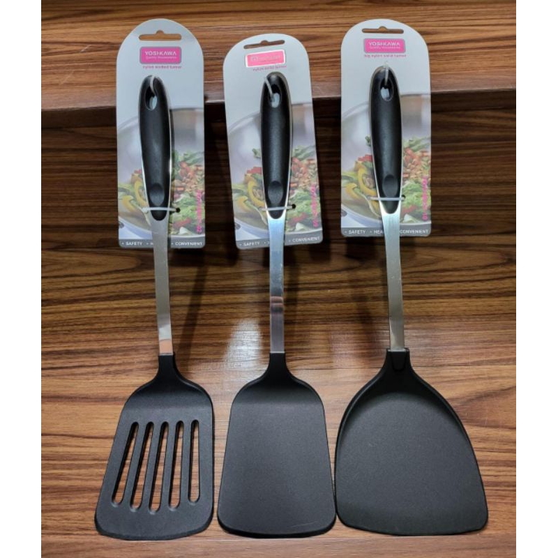 Jual Yoshikawa Sodet / Spatula / Sutil Nylon Nilon untuk Teflon Frypan ...