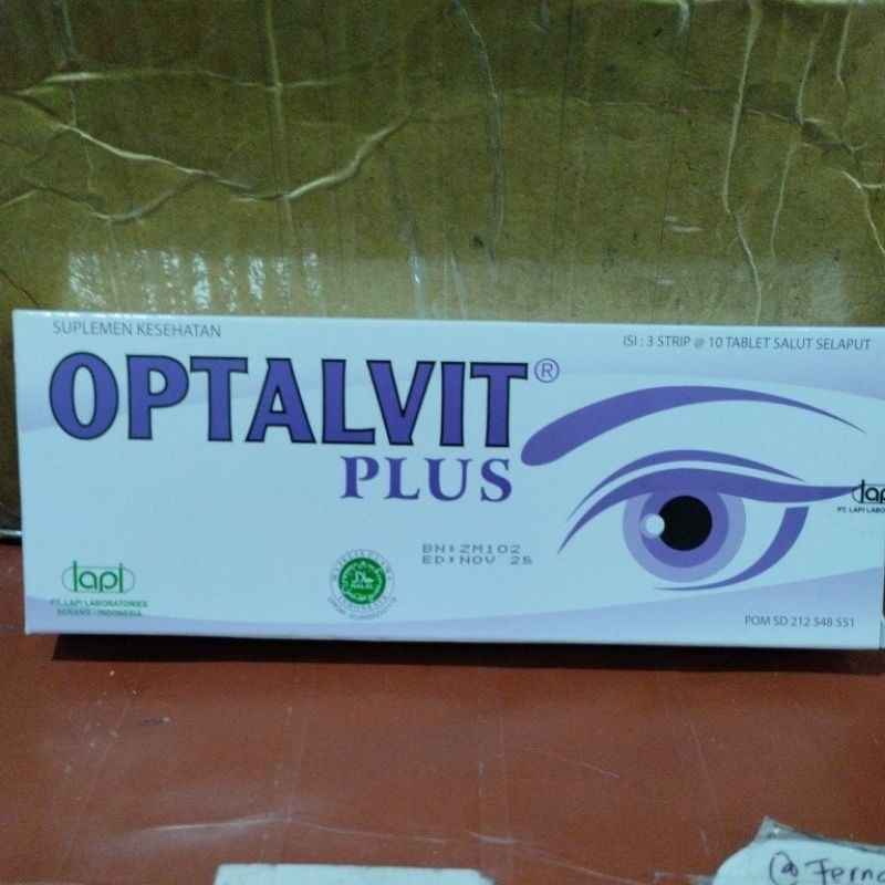 Jual Optalvit Plus Strip Isi 10 Tablet / Suplemen Kesehatan | Shopee ...