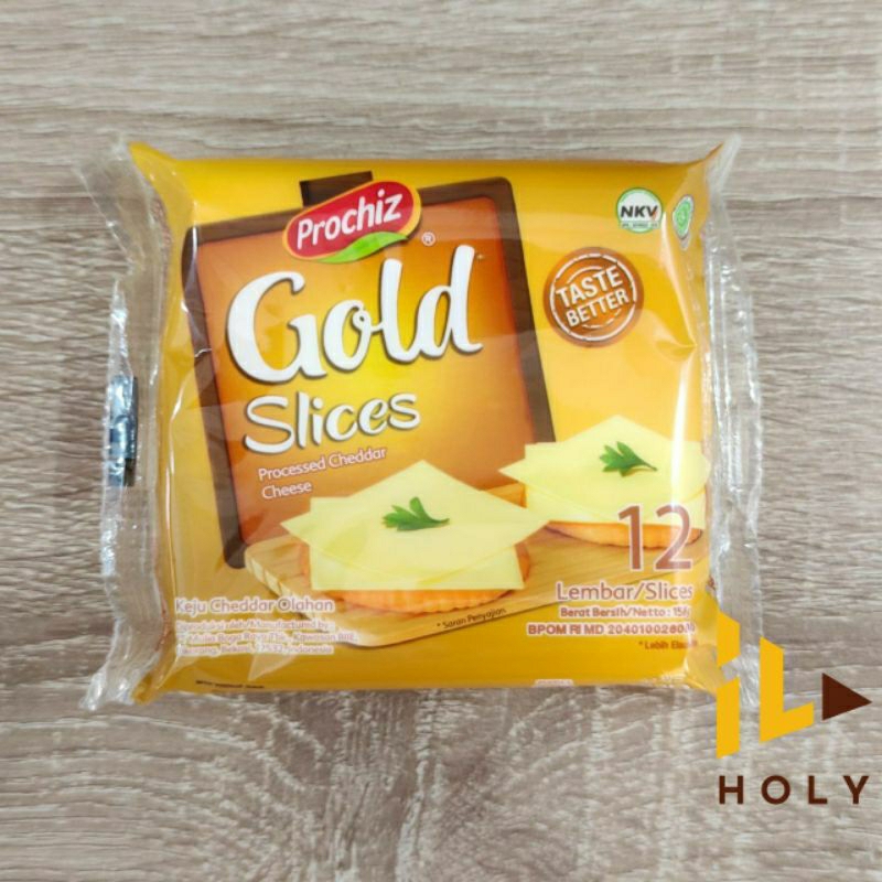 Jual Prochiz GOLD Slice Isi 12 Lembar / Keju Lembar Prochiz Gold ...