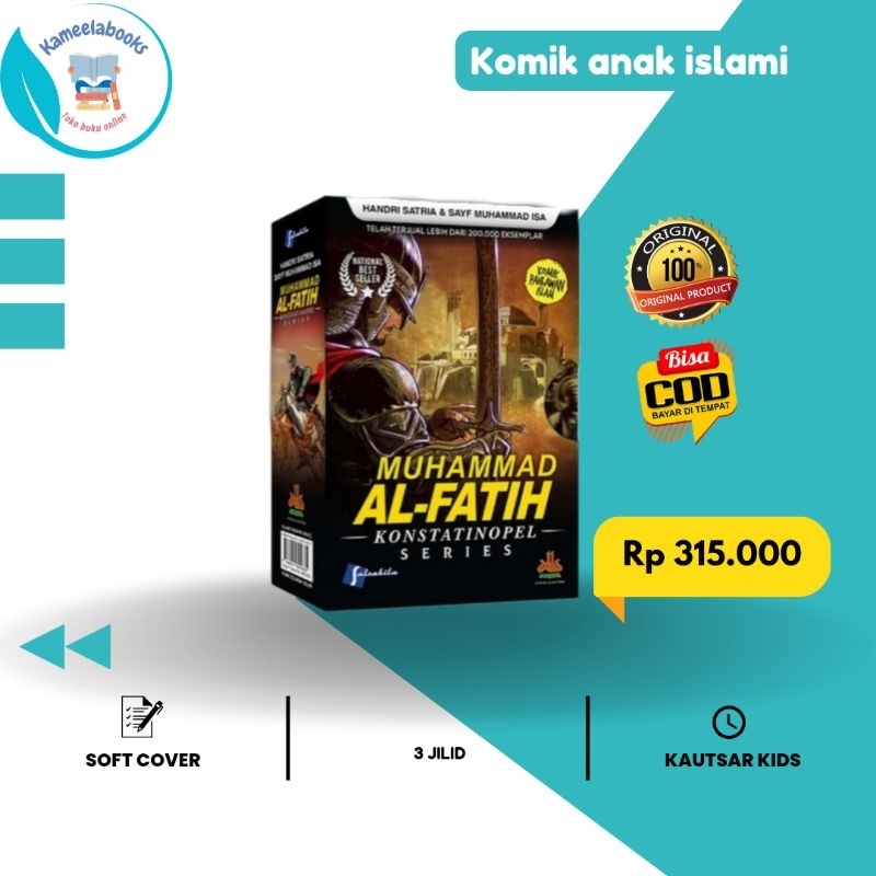 Jual Komik Muhammad Al fatih 1 2 3 + box ekslusif | Shopee Indonesia