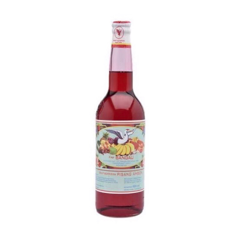 Jual Sirup Cap Bangau Rasa Pisang Ambon / Syrup Kurnia Raspberry 600 ml ...