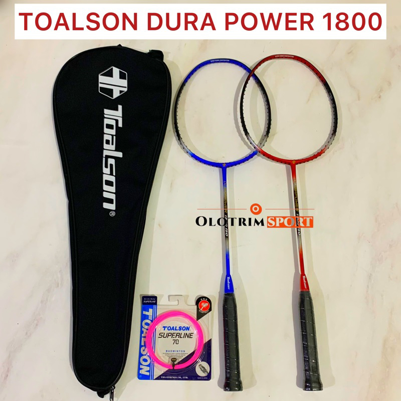 Jual Raket Badminton TOALSON DURA POWER 1800 Original | Shopee Indonesia