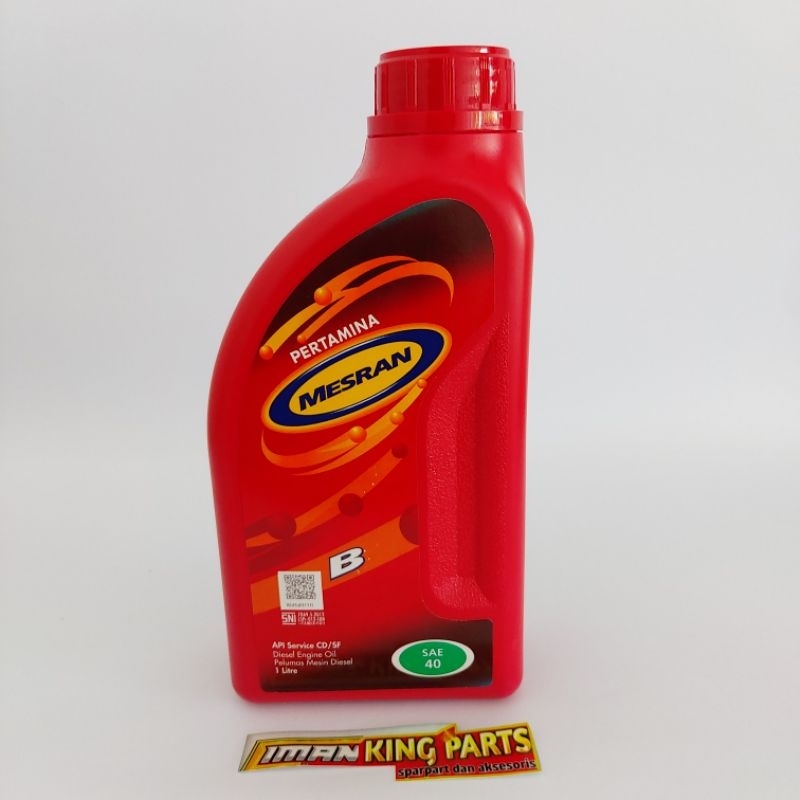 Jual OLI MESRAN B DIESEL SAE40 ORIGINAL OLI PERTAMINA | Shopee Indonesia