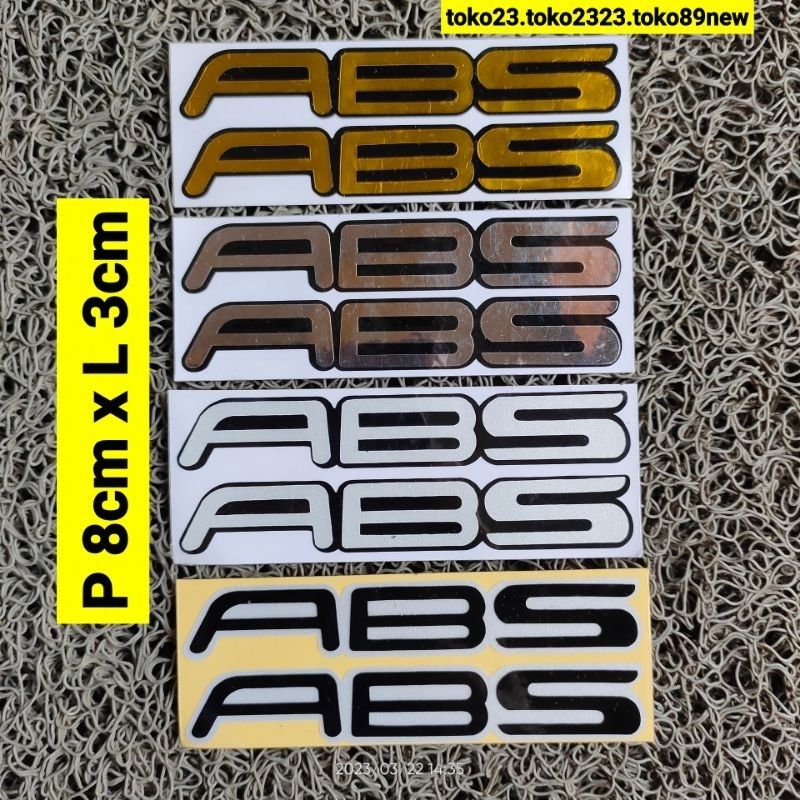 Jual stiker abs sticker cutting motor krom | Shopee Indonesia
