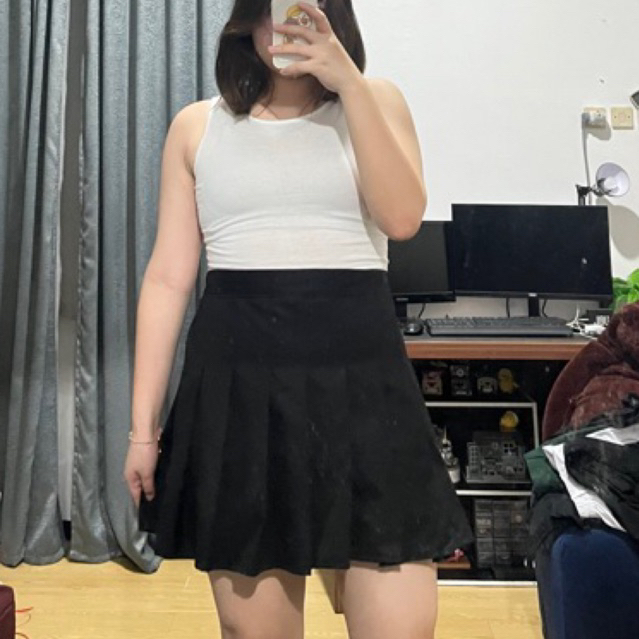 Jual ROK LIPIT BIGSIZE | ROK FASHION MODEL TENNIS SKIRT BIGSIZE JUMBO ...