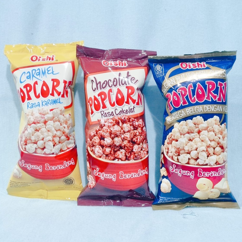 Jual Oishi Caramel Popcorn / Chocolate Popcorn / Belgian Butter With ...