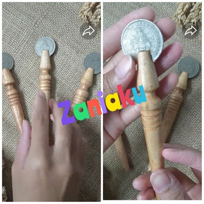 Jual alat kerokan uang 100 kuno asli koin logam jadul pijat totok ...