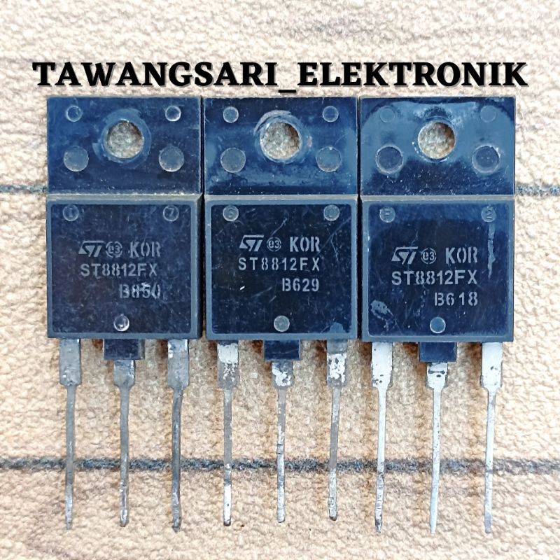Jual ST8812 TR ST 8812 ORIGINAL TRANSISTOR REGULATOR ST8812FX | Shopee Indonesia