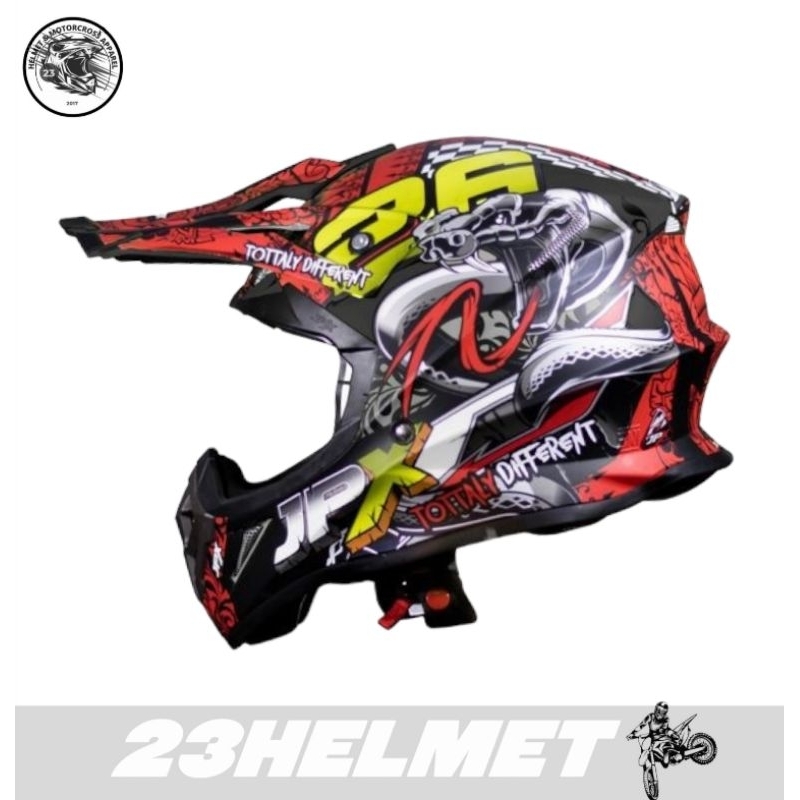 Jual HELM JPX X16 BLACKDOFF MOTORCROSS TRAIL 100 PERSEN SCOTT | Shopee ...