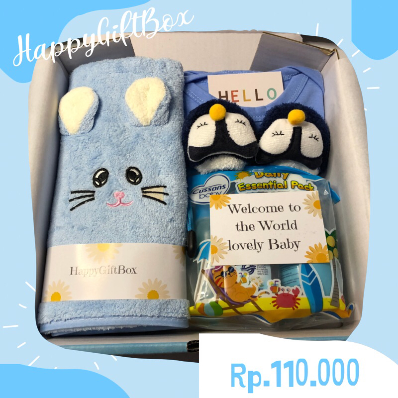 Jual HAMPERS BABY,HADIAH BAYI,KADO LAHIRAN,SET HADIAH BAYI,HAPPY GIFT BOX | Shopee Indonesia