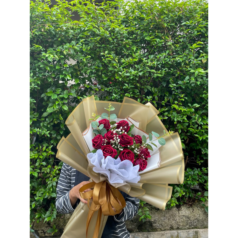 Jual Buket bunga artificial mawar / Flower Bouquet/ Mawar Bouquet ...