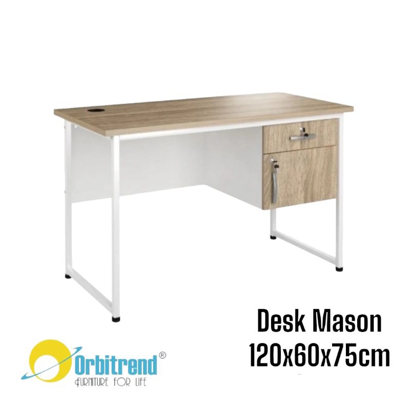 Jual Meja Kerja Mason / Desk Mason / Meja Belajar / Meja Kuliah / Meja ...
