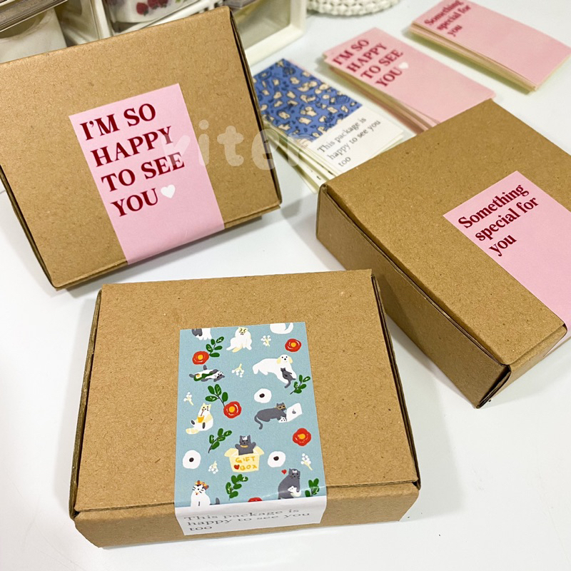 Jual Sticker Seal Box | Sticker Segel Aesthetic | Sticker Seal Cute ...