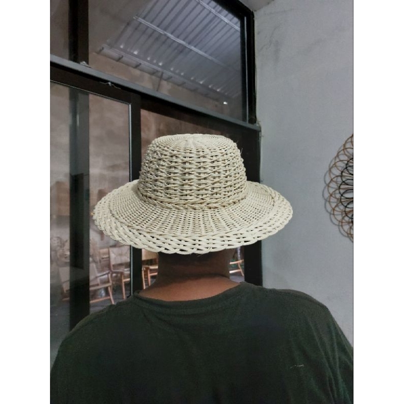 Jual topi anyaman rotan diameter 16cm | Shopee Indonesia