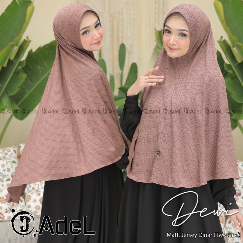 Jual Jilbab Khimar Instan Simple Dewi Ori Adel Hijab | Shopee Indonesia