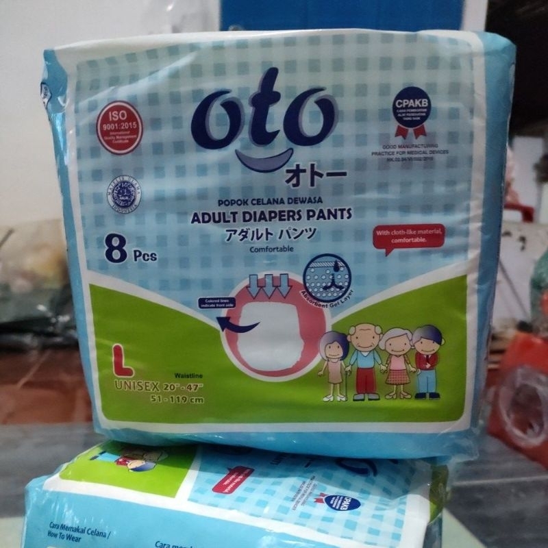 Jual OTO Adult Diapers Pants Popok Dewasa (Popok Celana) | Shopee Indonesia