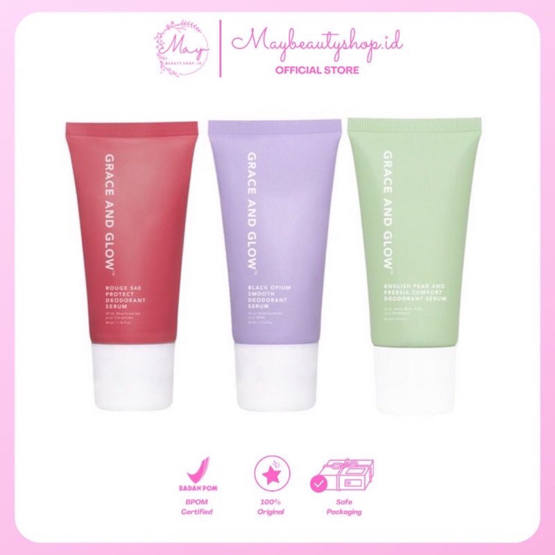 Jual (BPOM) Grace and Glow Deodorant | Shopee Indonesia